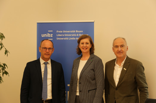 Besuch aus der Steiermark an der unibz / Freie Universität Bozen